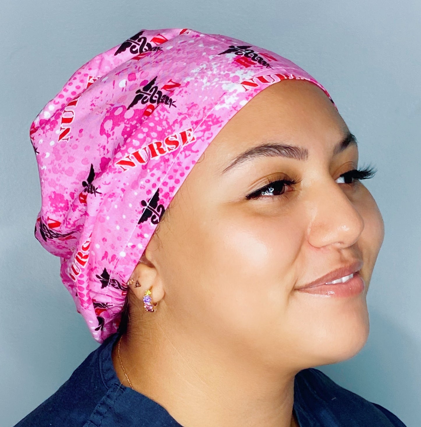 Nurse Medical Snake Caduceus Pink Design Euro – USC Creations