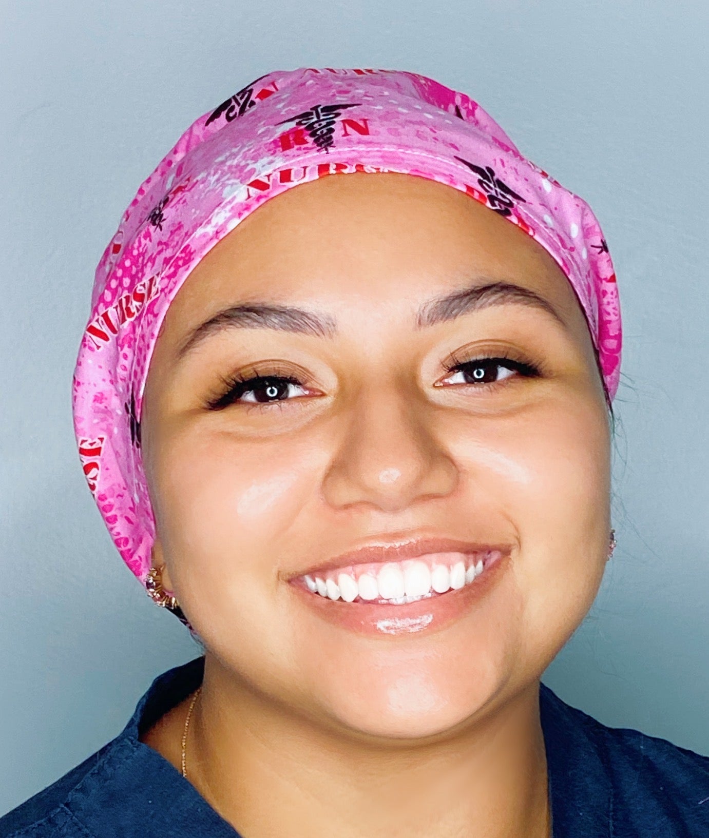 Nurse Medical Snake Caduceus Pink Design Euro – USC Creations