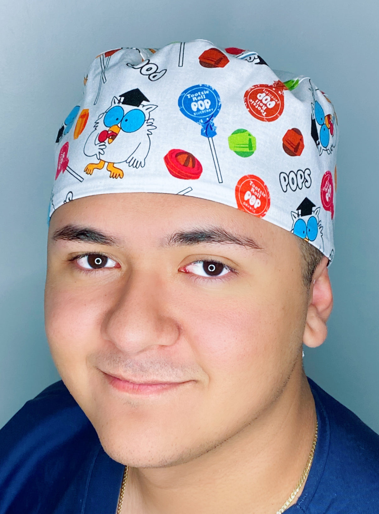 Tootsie Rolls Pops Lollipops Candy Unisex Food Scrub Cap – USC Creations