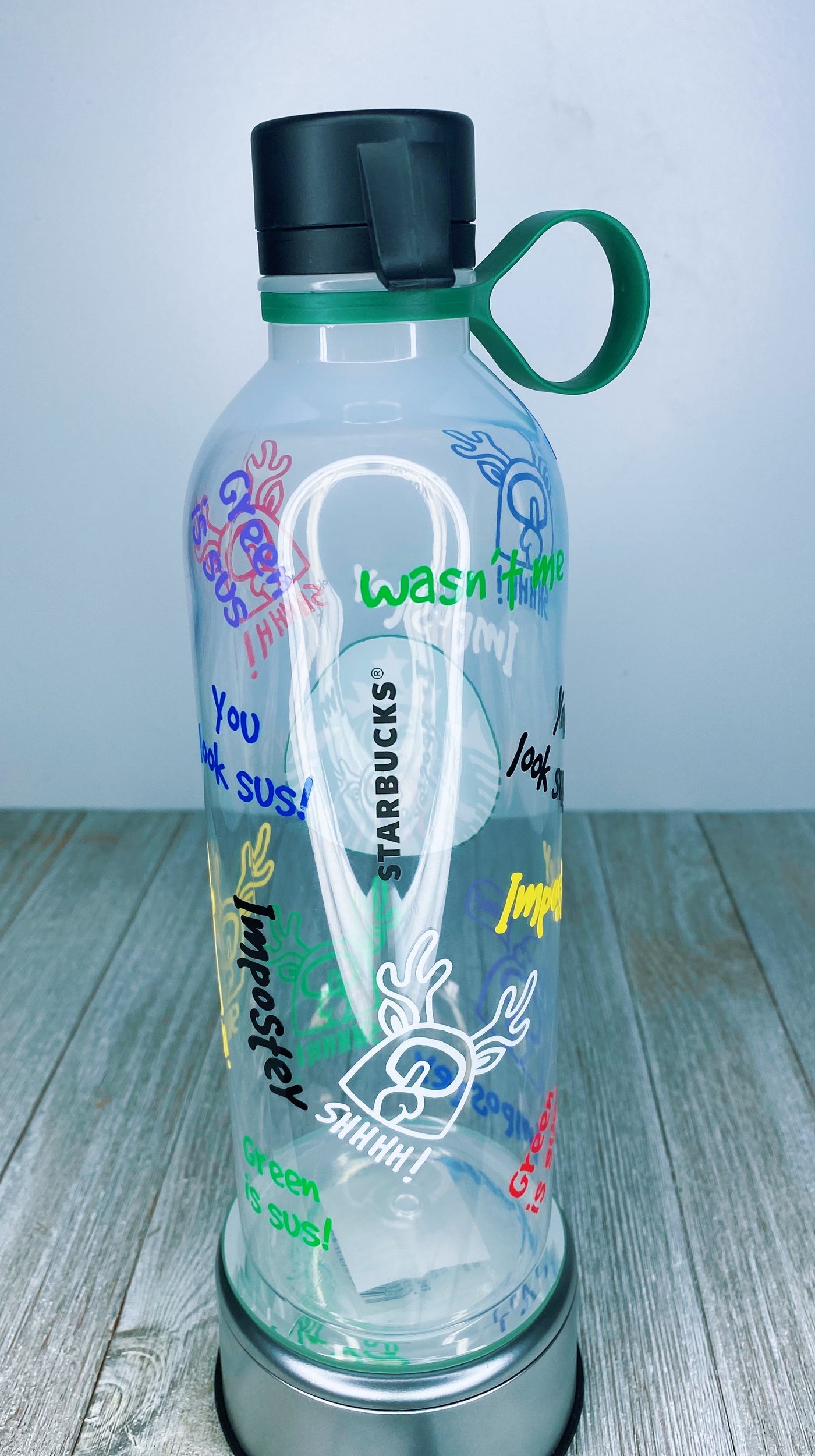 Among Us Popular Video Game Holiday Themed Starbucks Reusable Water Bo