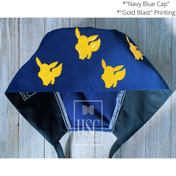 Pokemon Eevees Custom Solid Color Unisex Scrub Cap